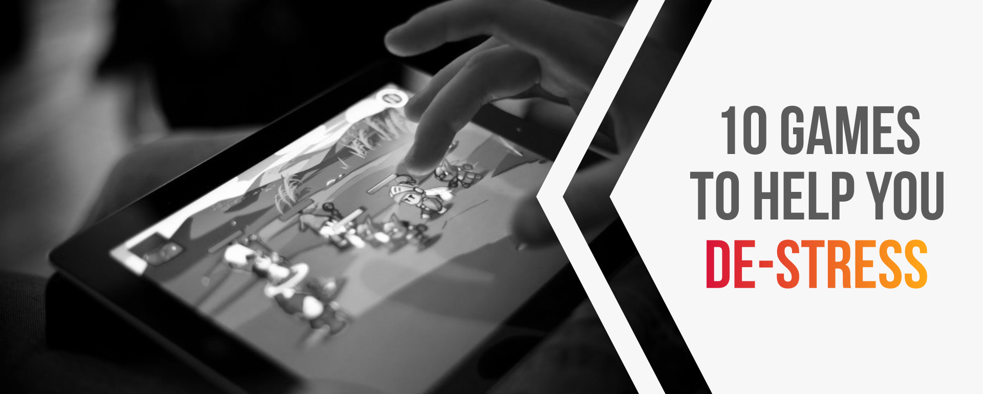 10 Games to Help You De-stress - Ergos Mind