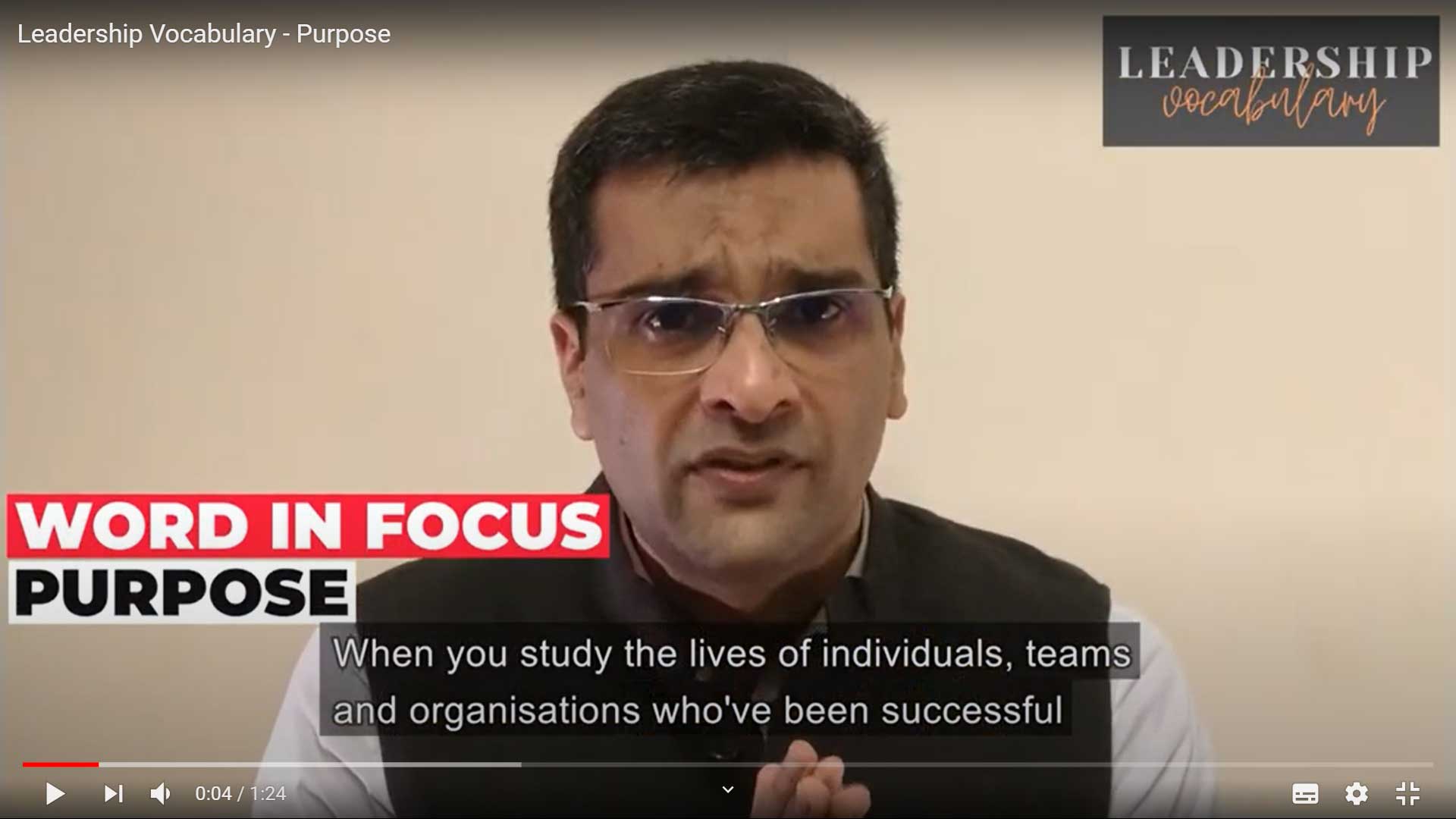 Leadership Vocabulary: Purpose - Ergos Mind